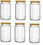 Buy JIGSHTIAL Glass Jars Chutney, Small Spice Jars Grocery Container ...