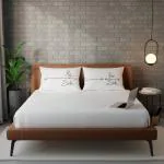 Buy Stoa Paris Pillow Tok Collection White Double Size Satin Bedsheet ...