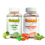 Buy Gummsi | Combo Pack of Ashwagandha & Apple Cider Vinegar Gummies | 30 Gummies Each | (Pack ...