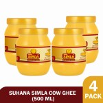 Buy Suhana Simla Premium 500ml Danedar Cow Ghee | Pure Cow Ghee (PACK ...