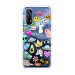 Buy Emble Label BAT GIRL STICKER Soft Silicone Case For Realme 7 ( TPU ...
