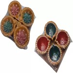 Buy Mishav Handmade Clay Diya for Puja & Diwali Decoration/Mitti Ke ...