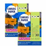 Buy DRAWGUUD A6 White Canvas Drawing Paper (Pack of 2) Online at Best ...