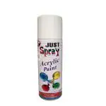 Buy JUST SPRAY White Multipurpose General Spray Paint - 400 ml Online ...