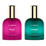 Buy LA' FRENCH Belief & Hooked Perfume Combo For Men -30ml + 30ml ...
