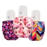 Buy Mylo Essentials Cherry Blossom, Purple & Rainbow Cloth Diapers with ...