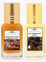 Buy Menjewell Combo Pack Of 2PCs Attar(Chocolate 5ML,Oudh Wooden Musk ...