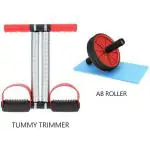 Buy LINOX Push Up Bars and Double Toning Resistance Tube Multicolor ...