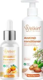 Buy Welkin SKIN CARE Organic Vitamin C Face Serum and Almond Conditioner Online at Best Prices ...