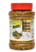 Buy Testo Green Chilli Pickle (500 g) Online at Best Prices in India ...