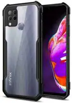 Buy CASECRAFT Infinix Hot 10S, X689 Transparent Rubber Mobile Back ...