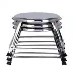 Buy Lifetime Stools Stainless Steel Stool (Pack of 3, 12 Inches) Online at Best Prices in India ...
