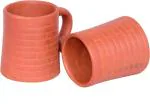 Buy All Desi Pottery Milk Mug Set, 300 ml - Pack of 2 Online at Best ...