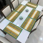 Buy ORRIC River Grass Handcrafted Heat Resistant Dining Table Mats ...
