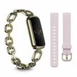 Buy Fitbit FB422GLPK Luxe Special Edition Fitness & Wellness Tracker(White/Soft Gold Stainless ...
