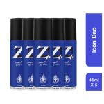 Buy Z Men's Icon Deo, 45ml X 5, Spicy & Bold Fragrance, Luxury ...