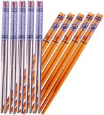 Buy RED ALIENS Eating Bamboo, Stainless Steel Japanese, Korean ...