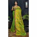 Buy Biswas Handloom Jarry Woven Tissue Jacquard Jamdani Saree Online at Best Prices in India ...