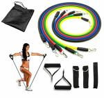 Buy GOROFY Stackable Resistance Bands Set Yoga Exercise Fitness Band Rubber Loop Tube Bands ...