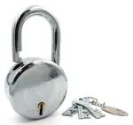 Buy Harrison Padlocks/Round Padlock 85mm 9 Lever with 3 Keys T-26-0280 ...