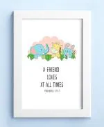 Buy Elben Creatives - A friend loves at all times - Proverbs 17:17 ...