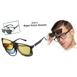Buy SS COLLECTION Magic Vision Sun Glasses 3 pcs Clip-on Sunglasses ...