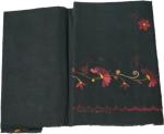 Buy Tutli Putli Women Black Embroidered Pure Cotton Dupatta Online at ...