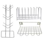 Buy Oc9 Stainless Steel Cup Stand & Plate Stand & Wall Mounted Ladle ...