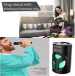 Buy IMMUTABLE Black Karaoke Speaker With Mic Super Bass Bluetooth T13 5 ...