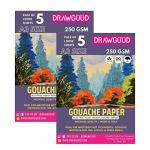 Buy DRAWGUUD A3 White Gouache Drawing Paper (Pack of 2) Online at Best ...