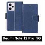 Buy Juberous Faux Leather Case Flip Cover for Redmi Note 12 Pro 5G,Mi ...