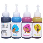 Buy REFFLO 70ml Premium 664 Compatible Ink For Epson Ink Tank Printers ...