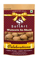 Buy SoftArt Celebration Broken Walnuts With Shell,Akrot Vacuum Pack ...