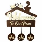 Buy ArtwindGifts Welcome To Our Home Mdf Wooden Wall Hanging for Home ...