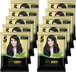 Buy Nisha Quick Color Henna-Based Hair Color 10g (Pack of 10) - Natural ...