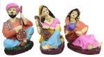 Buy Gw Creations Multicolor Polyresin Decorative Showpiece - Sitar ...