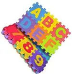 Buy Childgossip Educational Mini Size Interlocking Puzzle ABCD and 0-9 ...