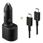 Buy eKus Samsung Car Charger Duo L4020, 45W & 15W Dual Fast Charging ...