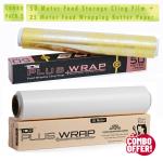 Buy TDS PLUS WRAP 30 Meter Plain Butter Paper & 50 Meter Food Stroage ...