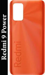 Buy FRIENDZZWORLD Fiery Red Plastic Back Panel For Redmi 9 Power Online ...