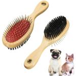 Geo Allen Dog Brush Double Sided Comb for Dogs and Cats Large Wire-pin ...
