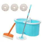 Buy Pranay's Kleanup Premium Spin Mop,Wiper,Bucket,Pocha,Mop Rod,With ...