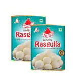 Buy Bambino Rasgulla Ready to Eat Diwali Sweets Pack of 1 Kg Tin X Pack ...