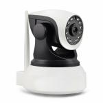 Buy GLOSS Wireless HD IP Wifi CCTV Indoor Security Camera - Black & White (Support Upto 128 GB ...