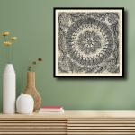 Buy MAMTA DEVI ART AND CRAFT_Framed Exclusive Madhubani Fish Mandala Art Painting for Home ...