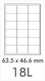 Buy Novajet (Technova ) Mpl 18 Labels (Per A4 Size Sheet) Multi Purpose ...