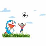 Buy Wallzone Multicolor Pvc, Vinyl Cartoon Extra Large Wallsticker, 140 ...