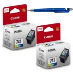 Buy Canon CL 741 Twin Ink Cartridge (PACK OF 2) With 3in1 Multi ...