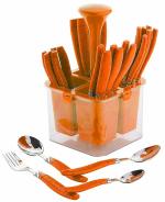 Buy GIRNES 24 Pcs Stainless Steel OPPO Cutlery Set for Dining Table ...