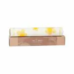 Buy PureWraps White Food Wrapping Paper Roll - Yellow Flower Print ...